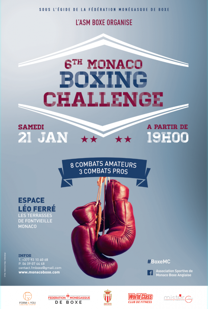 Palmarès du 6ème Monaco Boxing Challenge – Fédération Monégasque de Boxe