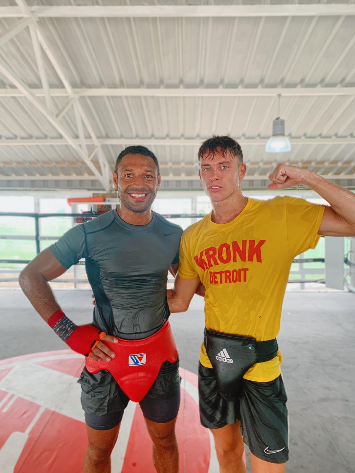 Hugo MICALLEF prépare un champion du monde – Fédération Monégasque de Boxe